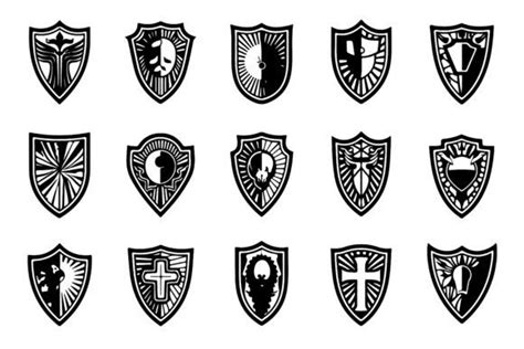 Collection Of Versatile Shield Designs Graphic By Jesmindesigner