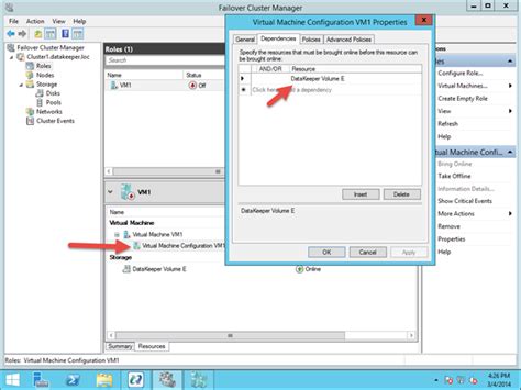 Configuring A Sanless Hyper V Failover Cluster With Datakeeper Cluster