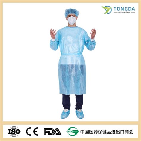 Isolation Gown Disposable Dustproof Isolation Gown Single Use Protective Clothing Isolation