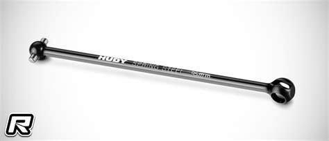 Red RC Xray XT2 95mm 2 5mm Pin Rear Driveshaft