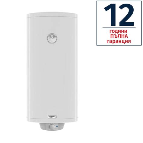 Електрически бойлер Tedan Hidra Inox 80 литра вертикален неръждаем 2 Kw