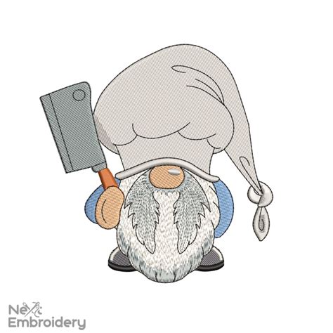 Medic Gnome Embroidery Design Nextembroidery