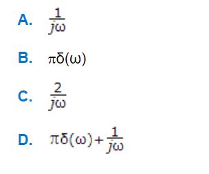 Fourier Transform Of Unit Step Function Is