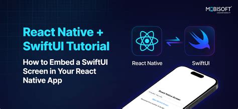 React Native Swiftui Tutorial Embed Swiftui Screen In React Native