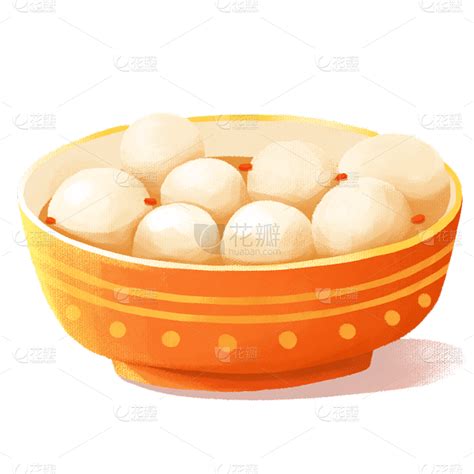 中国风冬至碗元素贴纸
