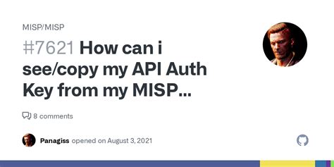How Can I Seecopy My Api Auth Key From My Misp Instance Auth Key Is