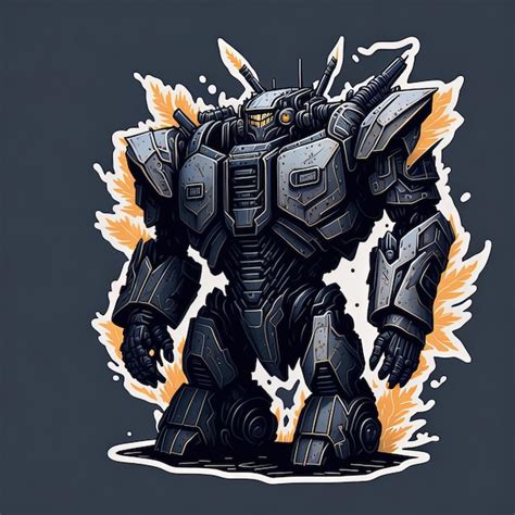 Premium Vector Robot Design Transformer Machine Metal Colorful