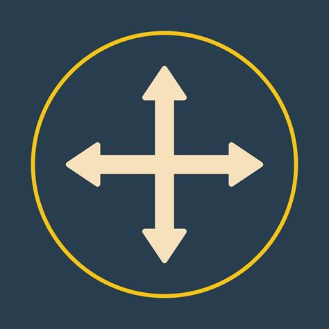 Two Opposite Arrow Direction Trendy Icon Proficient Abstract Illustration Artwork 49238567