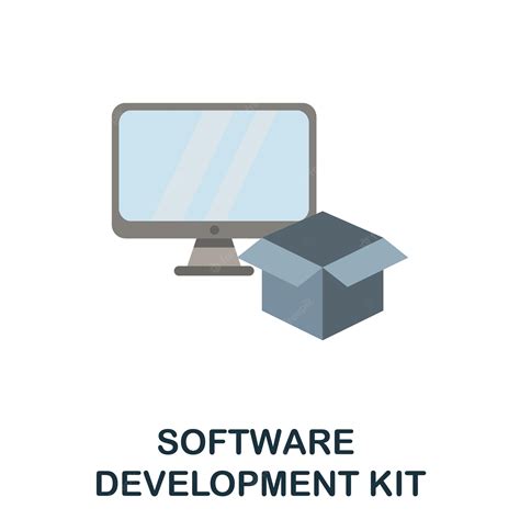 Premium Vector Software Development Kit Flat Icon Colored Sign From Customer Service