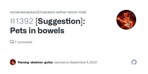 Suggestion Pets In Bowels Issue 1392 Nonamecrackers2 Crackers