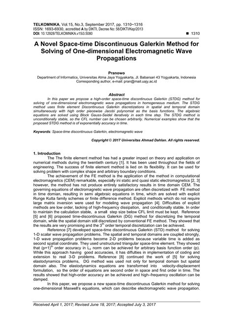 A Novel Space Time Discontinuous Galerkin Method For Solving Of One Dimensional Electromagnetic