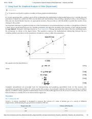 1 Using Excel For Graphical Analysis Of Data Experiment Chemistry LibreTexts Pdf 10 3 21 7