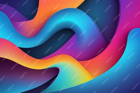 Premium Photo Abstract Blurred Gradient Background Colors With Dynamic Effect