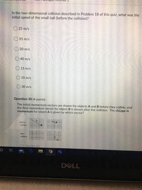 In The Two Dimensional Collision Described In Problem