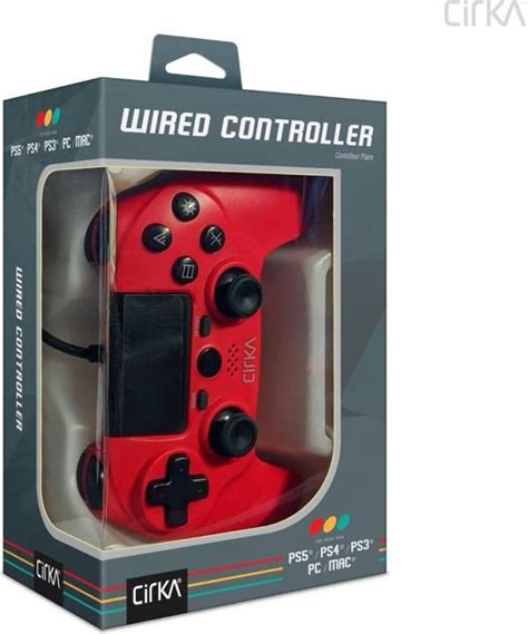Hyperkin Nuforce Wired Controller For Ps4 Pc Mac Red Ps4 Pc Digitec