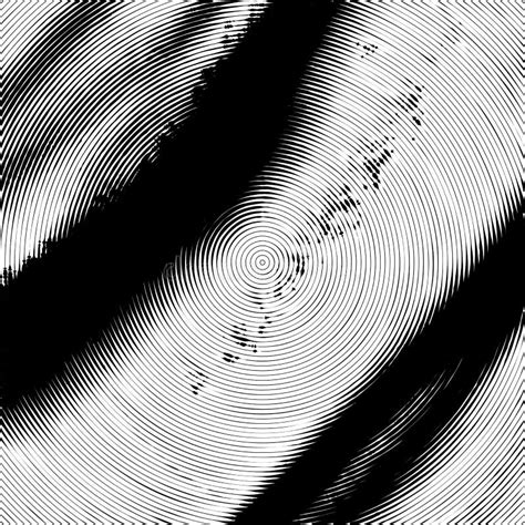 Concentric Circles Halftone Background Stock Vector Illustration Of Decoration Halftone