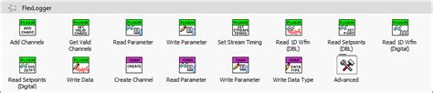 Accessing The Flexlogger Palette In Labview Ni