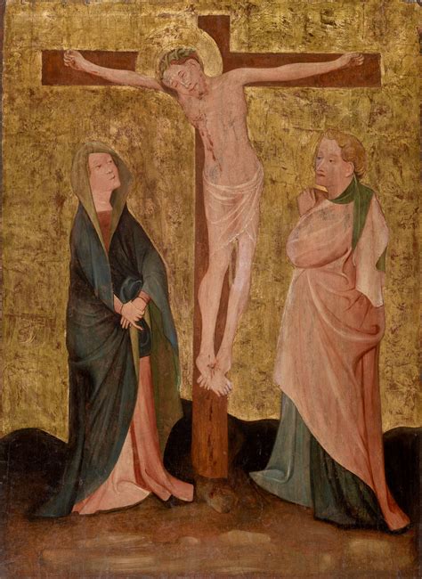 Crucifixion 14th Century By Unknown Public Domain Catholic Painting