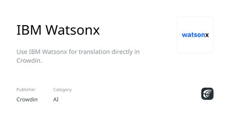 Watson Language Translator