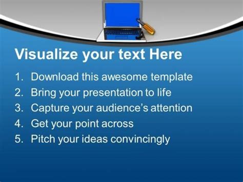 Laptop With Lock Information Security PowerPoint Templates Ppt Backgrounds For Slides