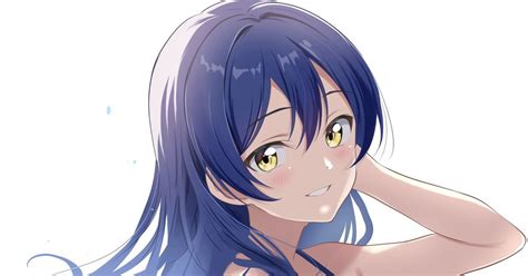 園田海未 水着の海未ちゃん ボーグ研究所 Fanboxのイラスト Pixiv