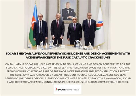 Emil Alkhasli On Linkedin Socar Haor Modernization Project Socardownstream Axens