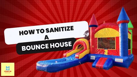 How To Clean And Sanitize A Bounce House Youtube
