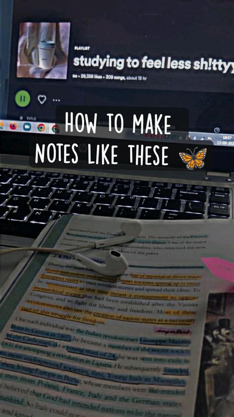 How To Make Beautiful And Effective College Study Notes