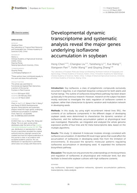 Pdf Developmental Dynamic Transcriptome And Systematic Analysis