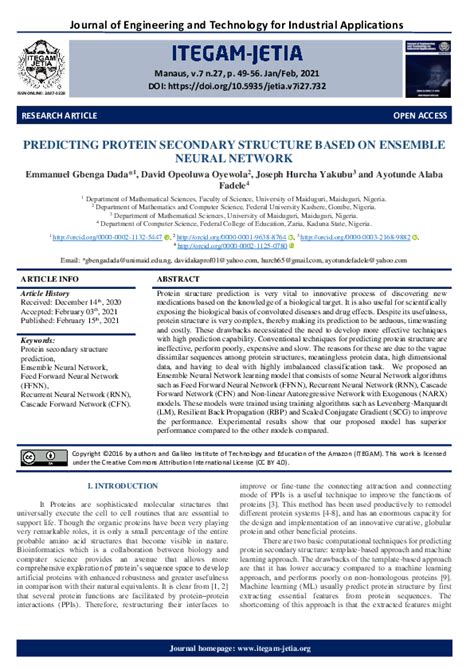 Pdf Predicting Protein Secondary Structure Based On Ensemble Neural