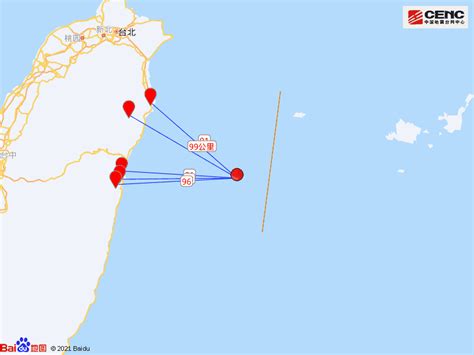 台湾花莲县海域发生6 2级地震 福建多地有震感