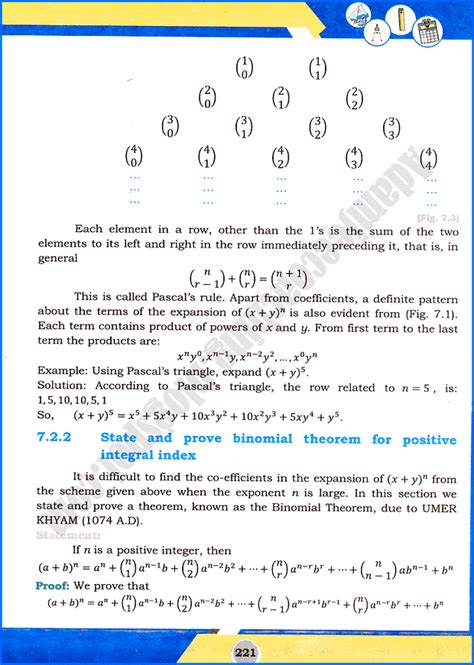 Adamjee Coaching Mathematical Induction And Binomial Theorem Unit 7