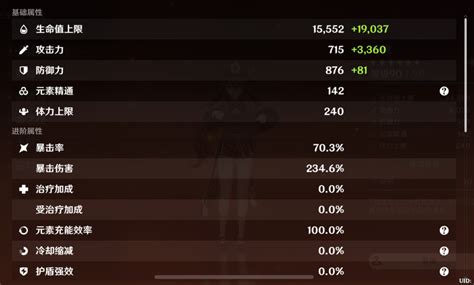 胡桃毕业面板 原神社区 米游社