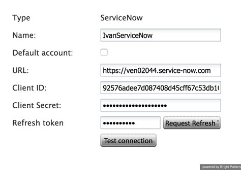 5 2 Service Now Integration Guide ServiceNowIntegrationConfiguration Bright Pattern Documentation