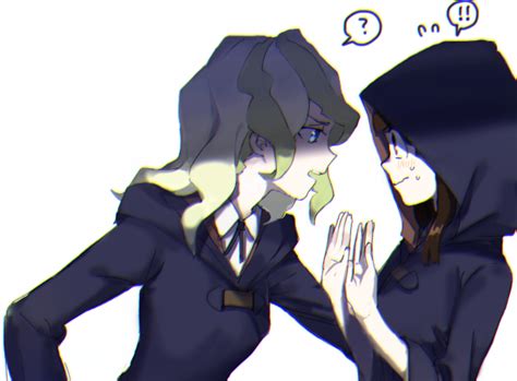 Kagari Atsuko And Diana Cavendish Little Witch Academia Drawn By