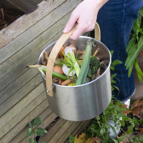Stainless Steel Compost Bin Pebbly Sustainable Everyday Life