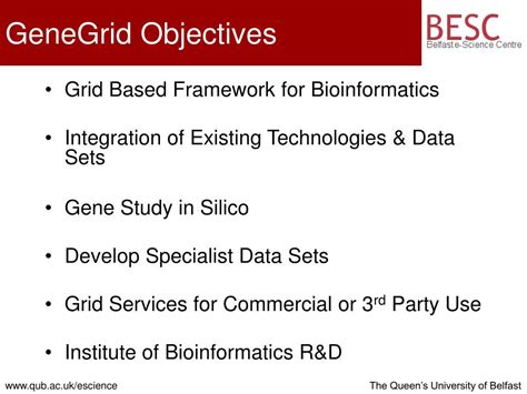 Ppt Genegrid Enhancing Bioinformatics Through Grid Based Framework Powerpoint Presentation