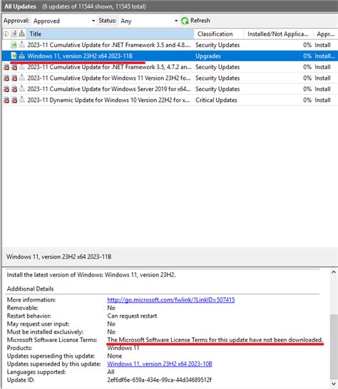Wsus Server The Microsoft Software License Terms For This Update Have Not Been Downloaded Wsus Server The Microsoft Software License Terms For This Update Have Not Been Downloaded