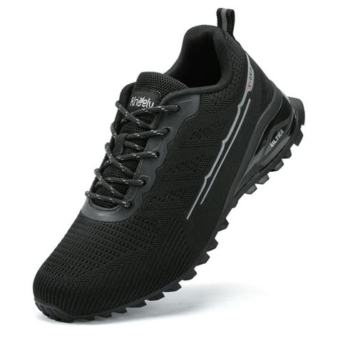 Free Shipping Kricely Mens Trail Running Shoes Lightweight Black