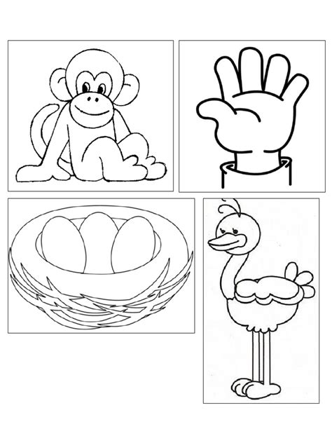 Dibujos De Abecedario Para Cuaderno M N Ñ P Q Y R Pdf