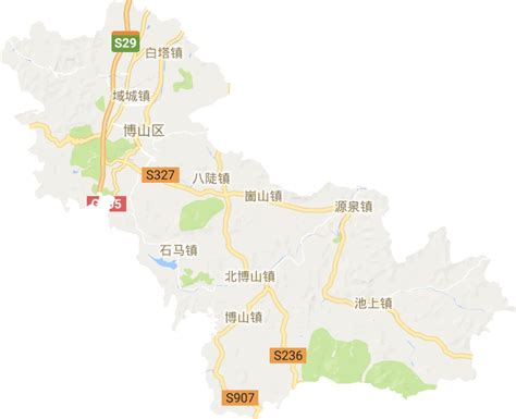 博山区最新地图 博山区 淄博市博山区 大山谷图库