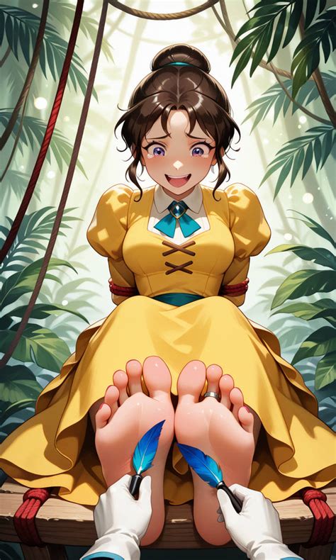 Jane Tickling Yellow Dress By Mistertick On Deviantart