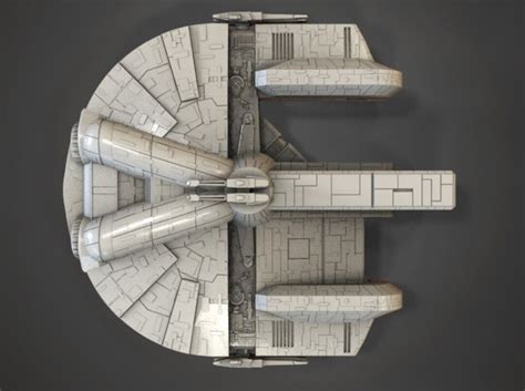 Star Wars Ebon Hawk 3d Model Print File Ebon Hawk Figure Stl Etsy