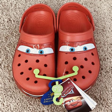 Lighting Mcqueen Crocs Brand New Let Me Know For Depop