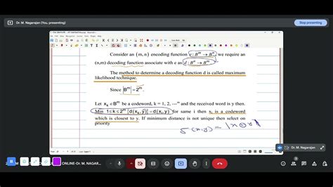 Discrete Mathematics Group Codes Encoding Youtube