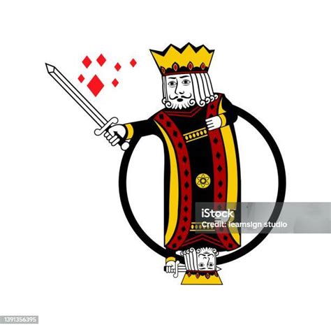 킹 카드 정장 다이아몬드 디자인 일러스트 레이 션 벡터 Eps 형식 디자인 요구 로고 일러스트 레이 션 애니메이션 등에
