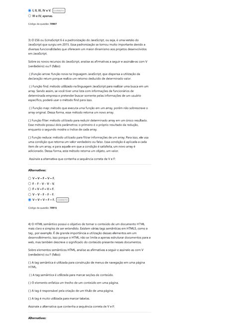 Avaliação De Técnicas Avançadas De Css E Javascript Front End