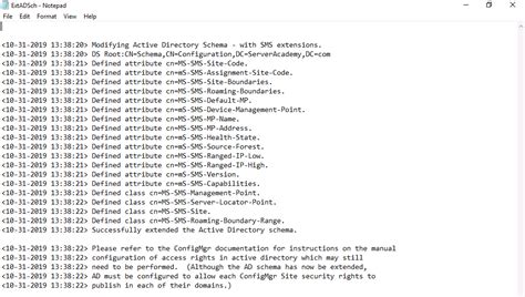 Extend Active Directory Schema Server Academy