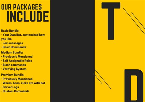 Create You Your Own Discord Bot By Turbodantte Fiverr