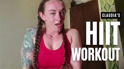 Muscle Girl Claudias Sweaty Hiit Workout Full Vid In My Stores Free Sex Video Redtube